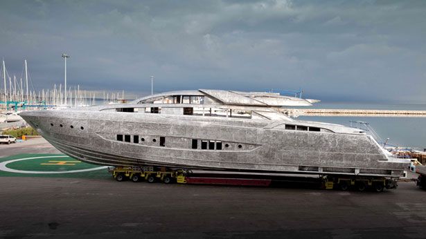 Project update on Riva's 122 Mythos superyacht